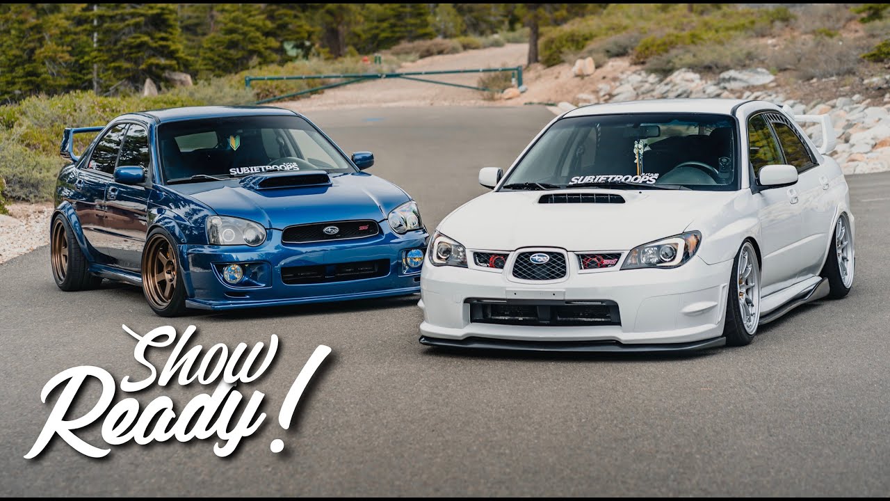 Flared And Bagged STI's First Car Show Of 2019! - YouTube