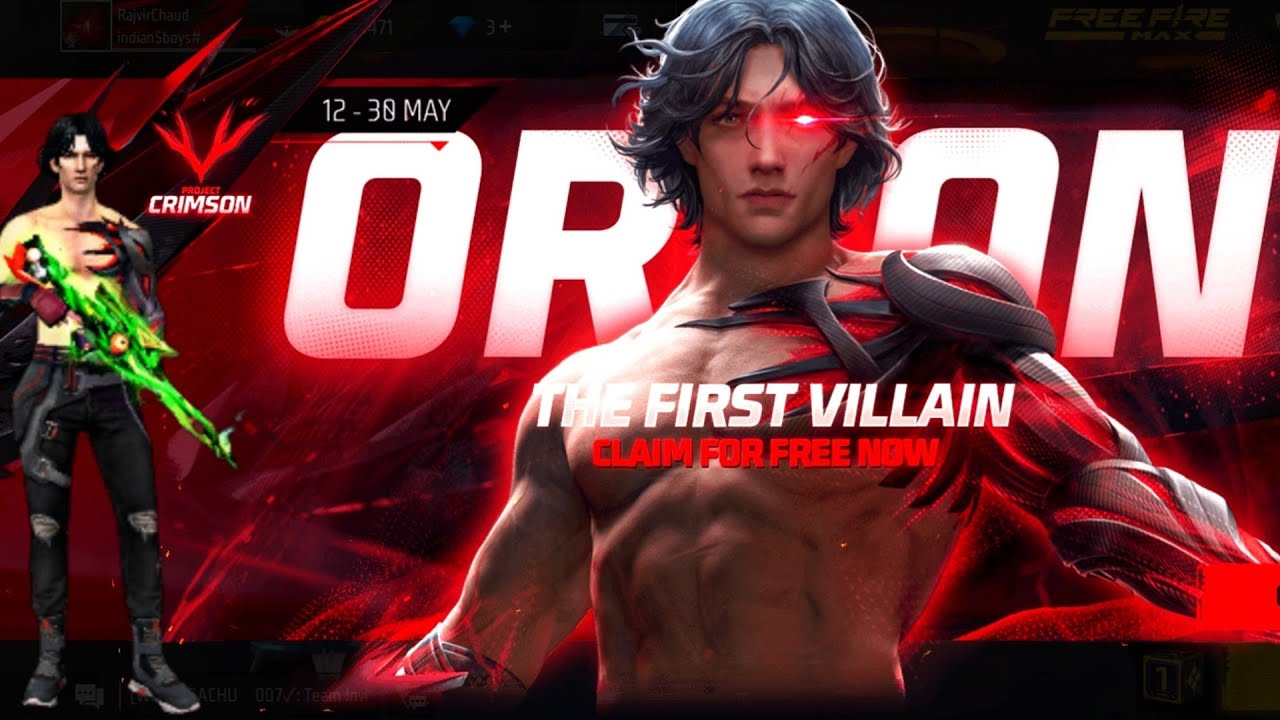 New Orion Character gameplay- GARENA FREE FIRE - YouTube