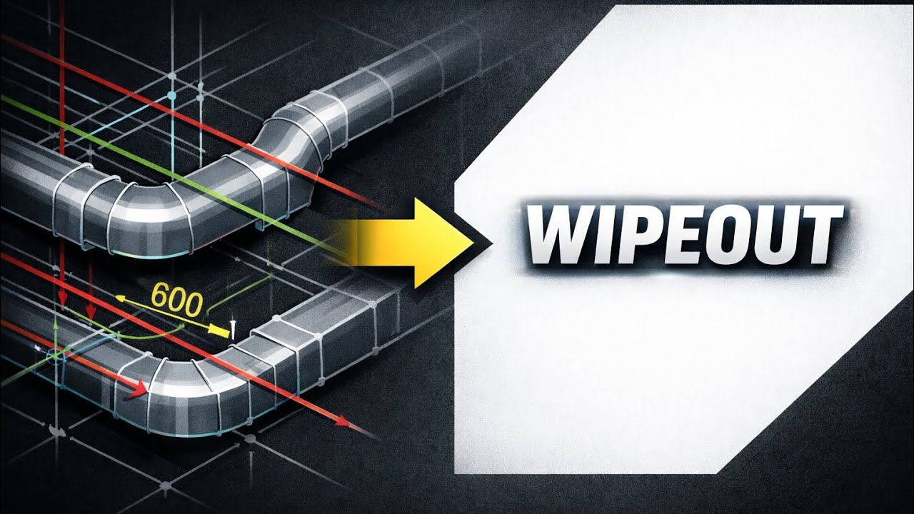حل تداخل الخطوط نهائيًا | شرح WIPEOUT و WIPEOUTFRAME في AutoCAD - YouTube
