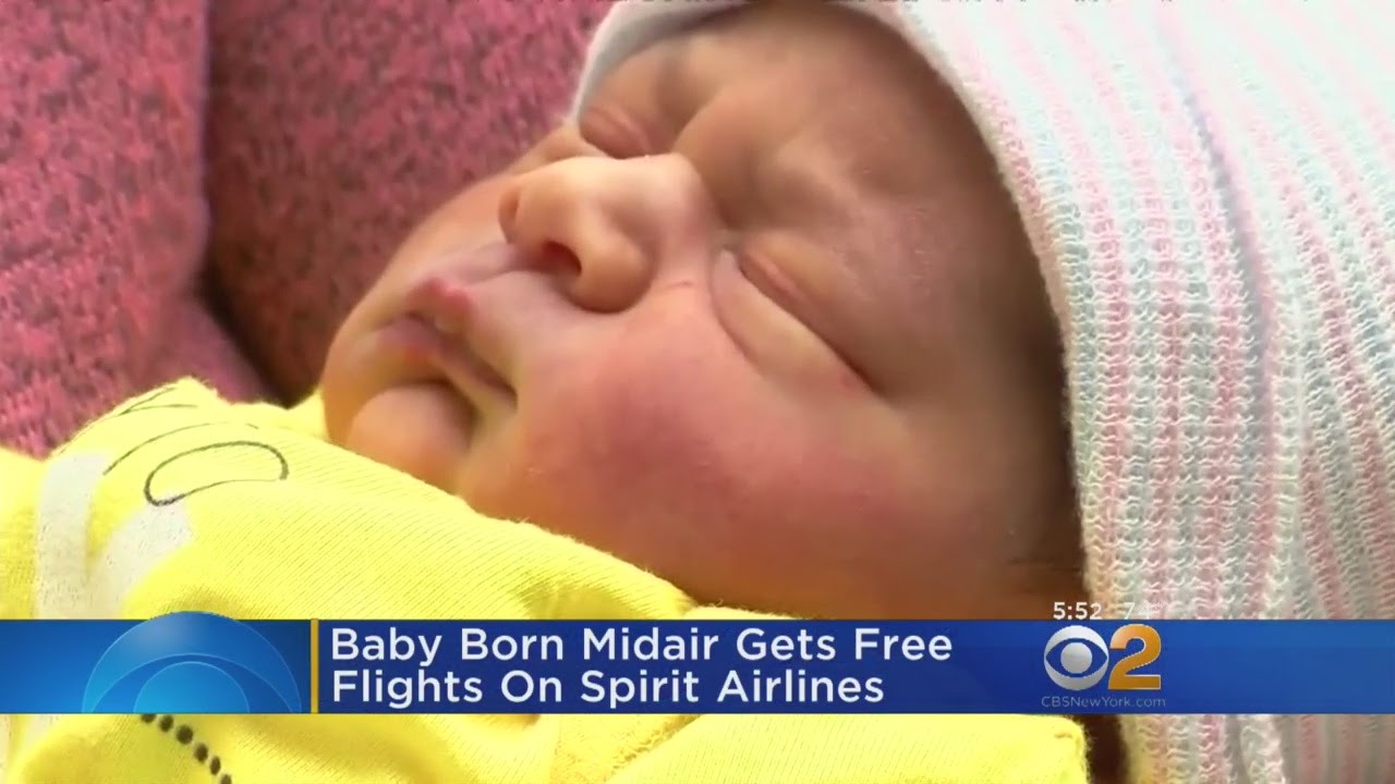 Baby Born On Board Spirit Airlines Flight - YouTube