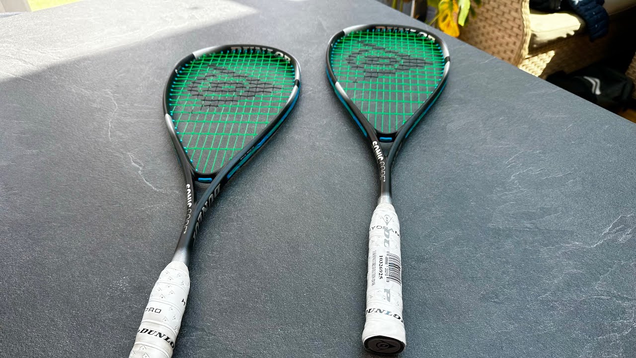 Stringing the Dunlop Evolution 120 Sonic Core (Nick Matthew) squash ...