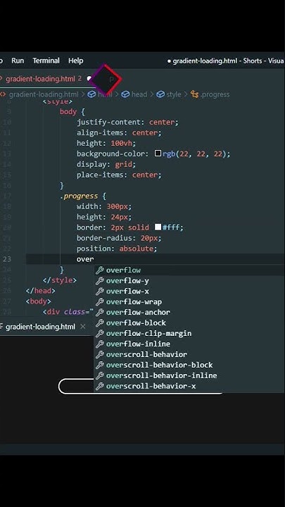 Gradient Progress Bar Animation Using Html Css Css Tutorial Shorts Cssanimation Youtube
