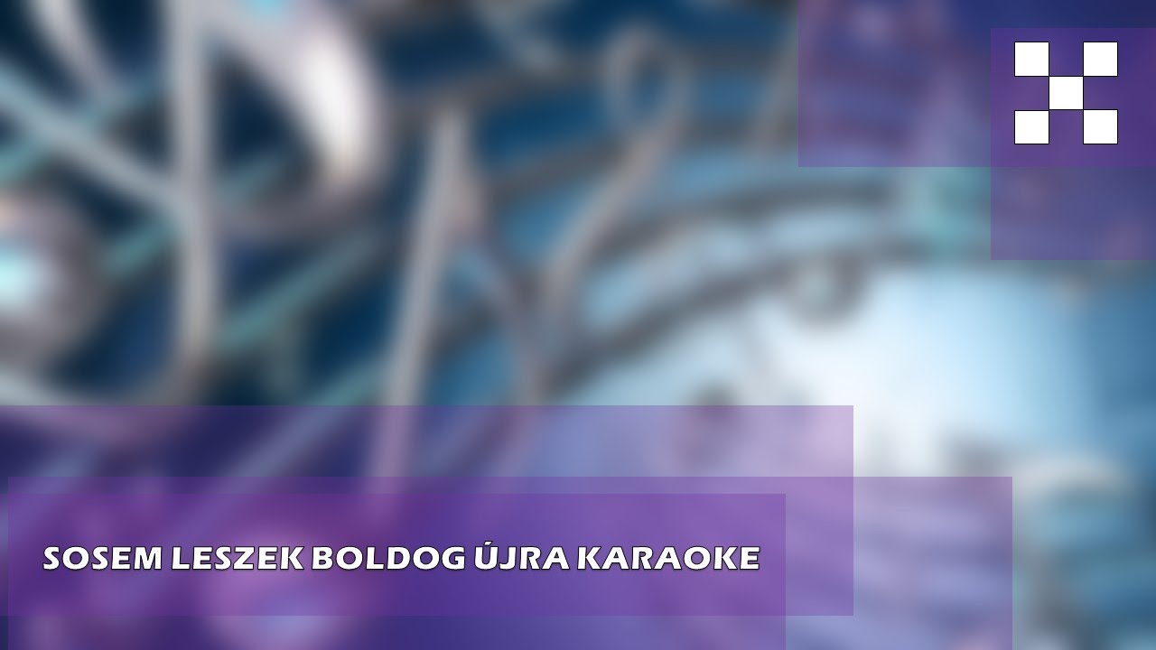 🎵 KARAOKE 🎵 James Dox & GGeery - Sose leszek boldog újra... - YouTube