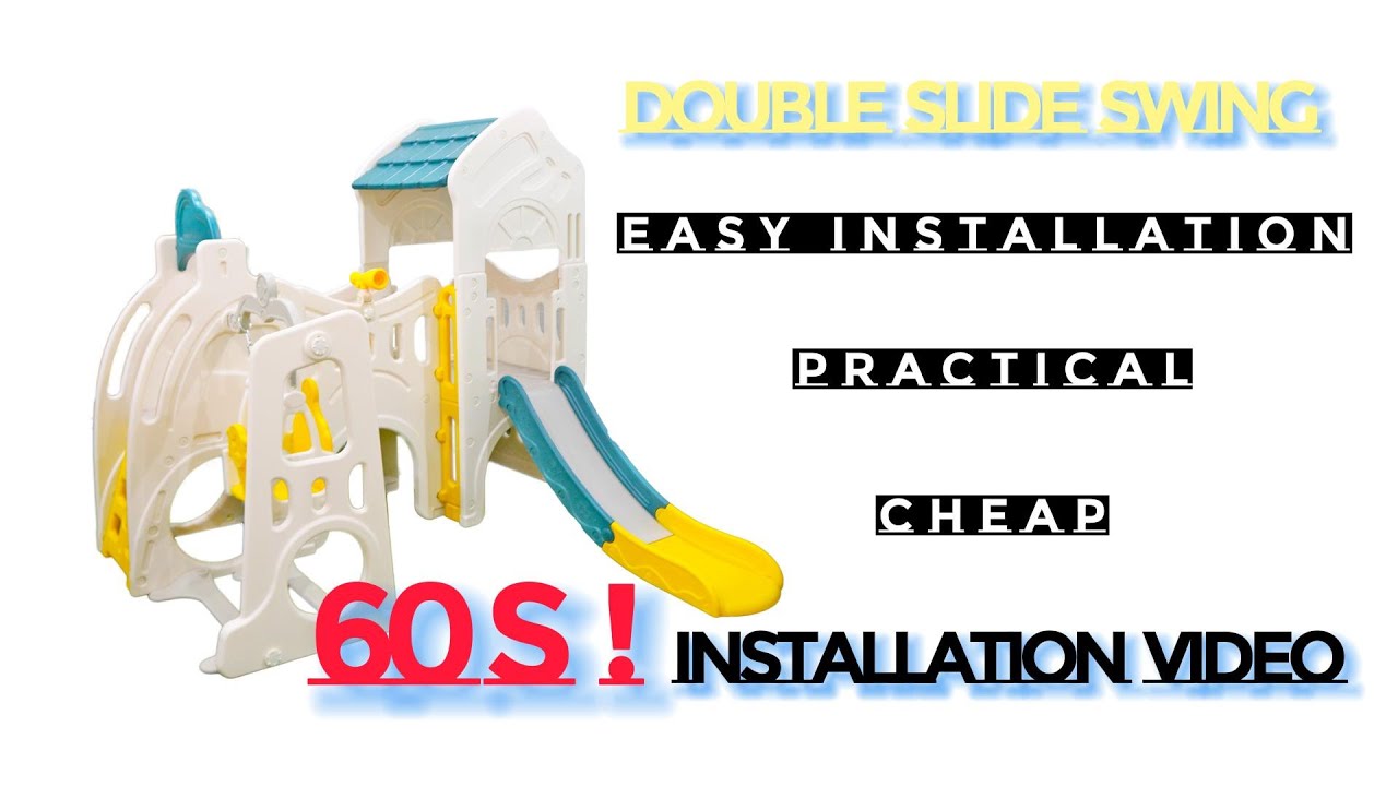 Plastic slides for installation in soft play sets - YouTube