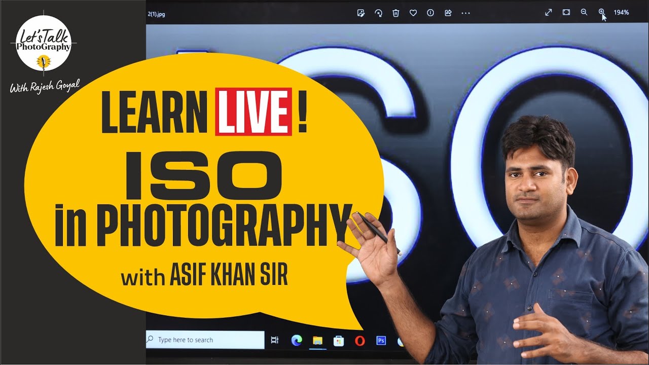 Learn FREE Class On ISO with Khan Sir, Understand Exposure Triangle at ...