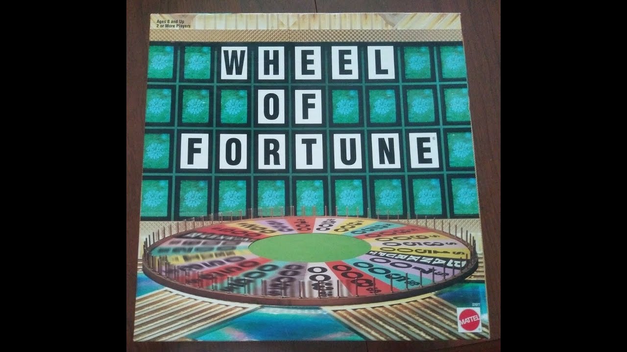 Wheel of Fortune Mattel Board Game Showdown - YouTube