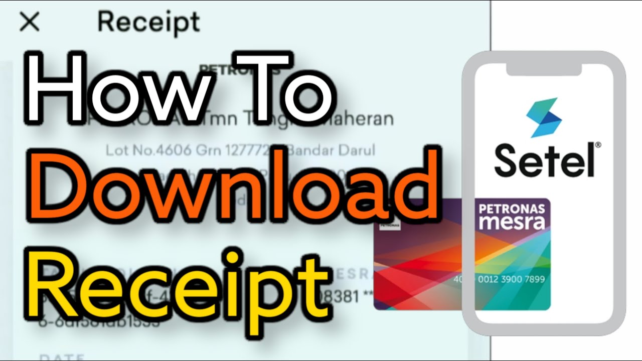 Setel - How to download receipt (Cara muat turun resit Setel) - YouTube