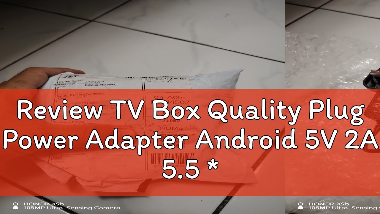 Review TV Box Quality Plug Power Adapter Android 5V 2A 5.5 * 2.1mm UK ...
