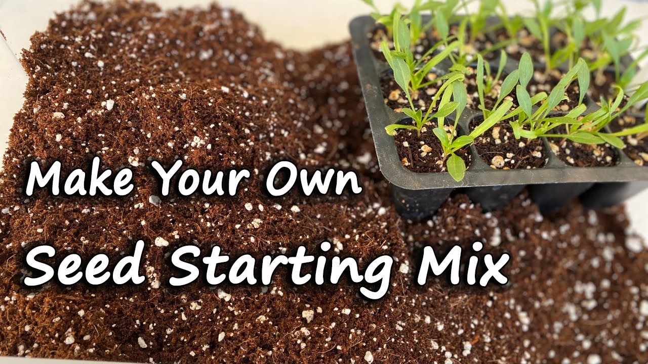How to Make Your Own Seed Starting Mix, Quick and Easy - YouTube