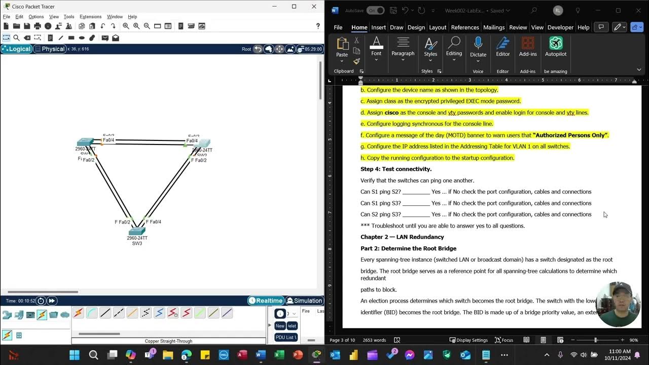 AMA OEd - Data Communications and Networking 3 Lab. Exercise 02 - YouTube