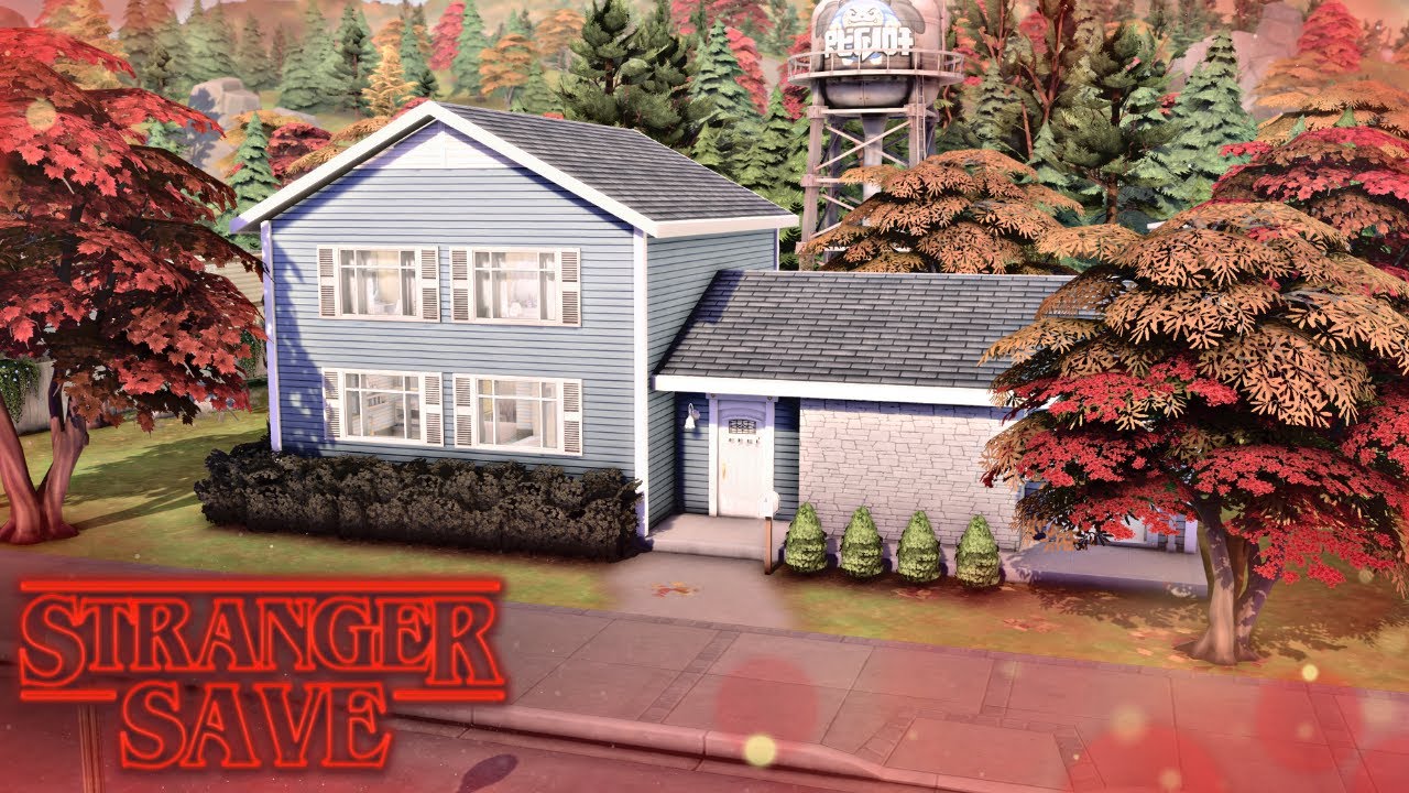 SINCLAIR'S HOUSE Stranger Save | The Sims 4 Speed Build | No CC - YouTube
