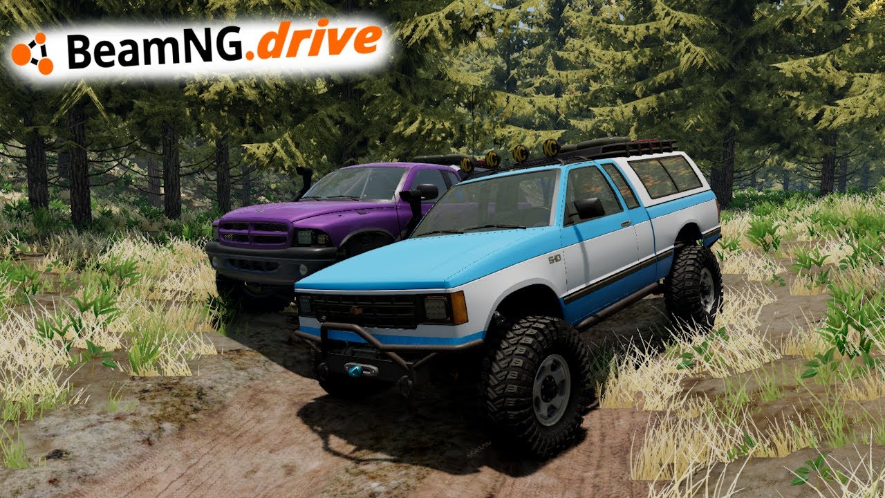 ROCK CRAWLING A CUMMINS SWAPPED S10 OVER LAND TRUCK!! - BeamNG.drive MP ...
