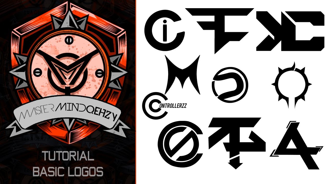 Tutorial: Basic Photoshop Logos by Qehzy - YouTube