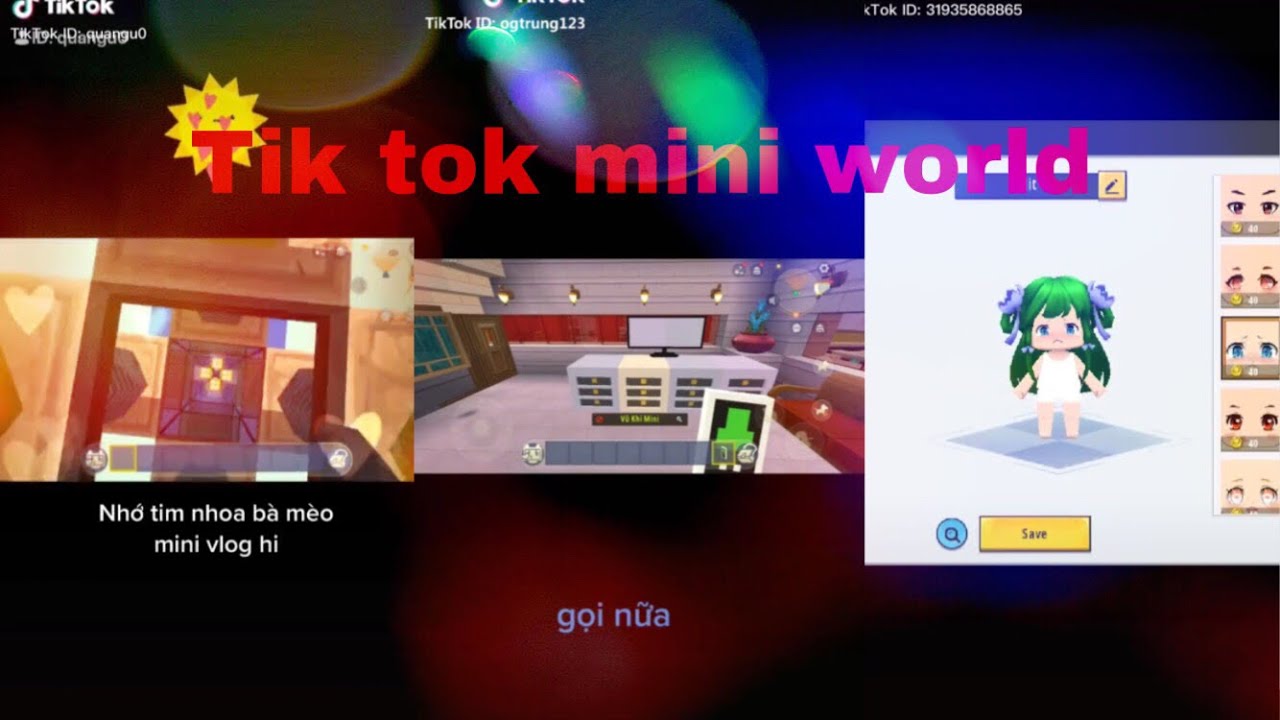 TỔNG HỢP CÁC VIDEO CỦA MINI WORLD P1 | TIK TOK | - YouTube