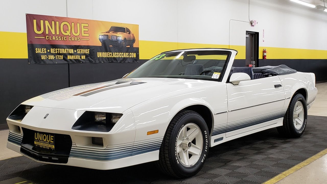 1983 Chevrolet Camaro Z28 HO Convertible | For Sale $19,900 - YouTube