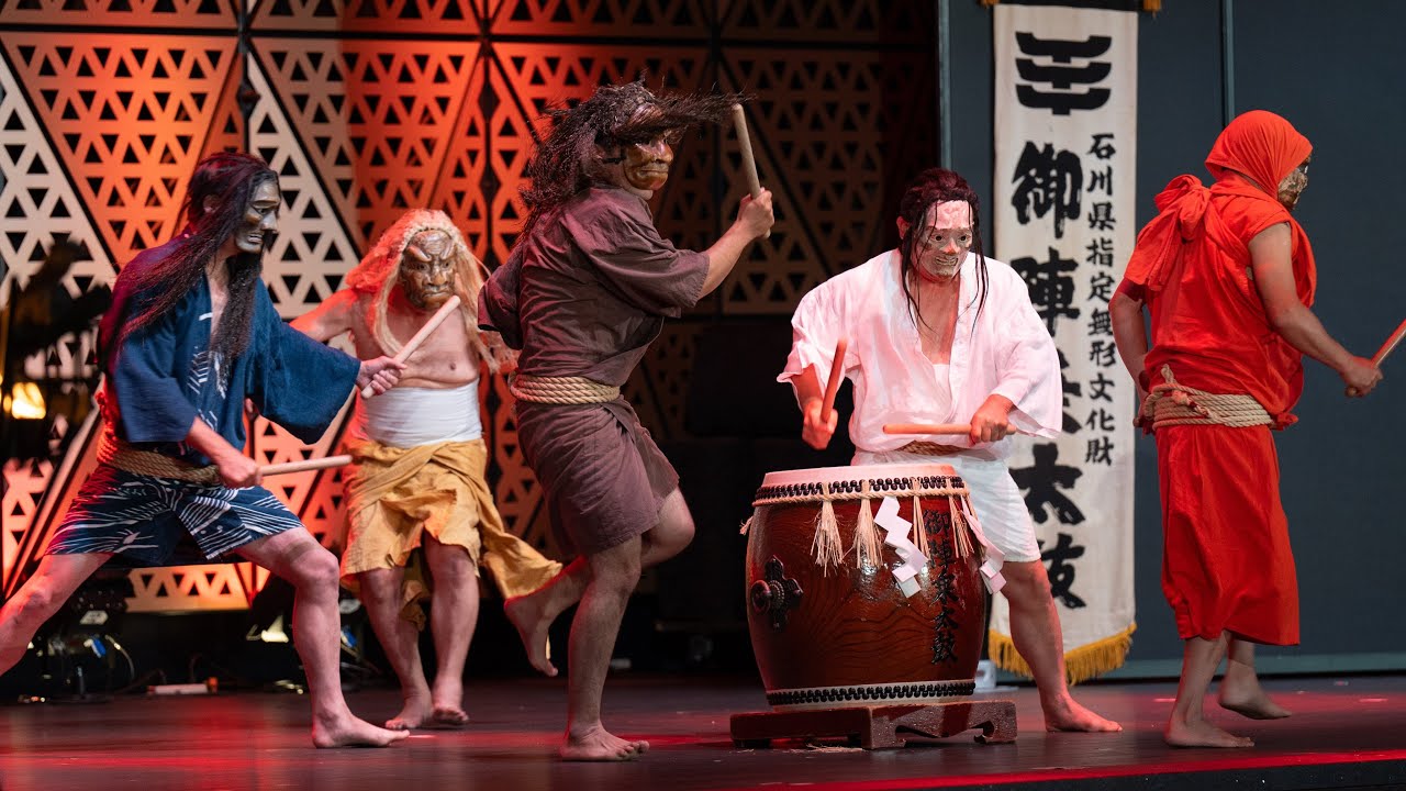 七景 「御陣乗太鼓」 Gojinjo Daiko - 御陣乗太鼓保存会 Gojinjo Daiko／民俗芸能inとしま2024 - YouTube
