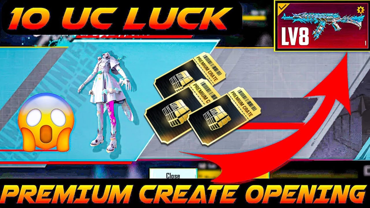 New Premium Create Opening Tricks | Bgmi New Create Opening - YouTube