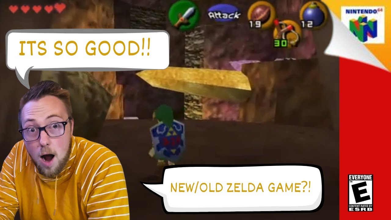 WHAT it's like to go back and play a Zelda game for the frist time ...