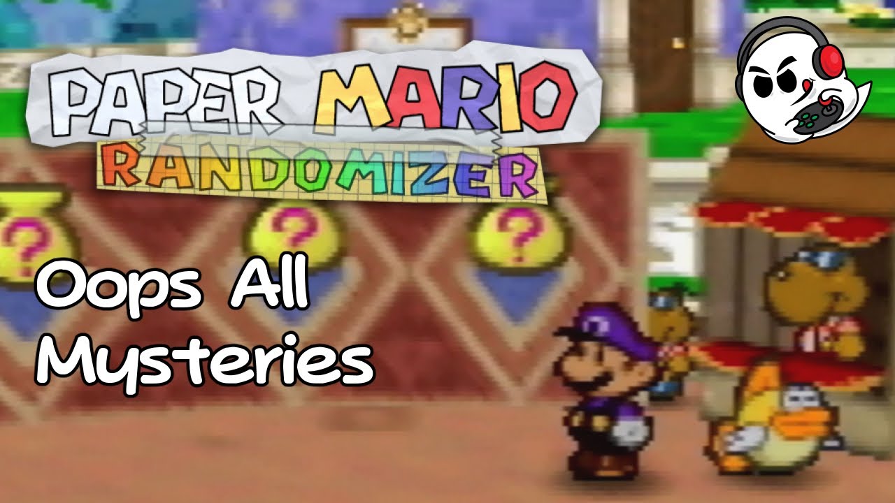 Paper Mario Randomizer: Oops All Mystery - YouTube