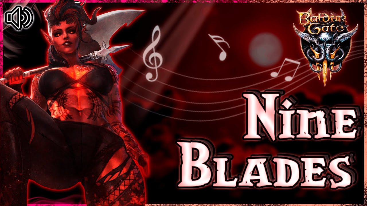 Nine Blades | Baldur's Gate 3 Original Soundtrack | "Battle Song" - YouTube