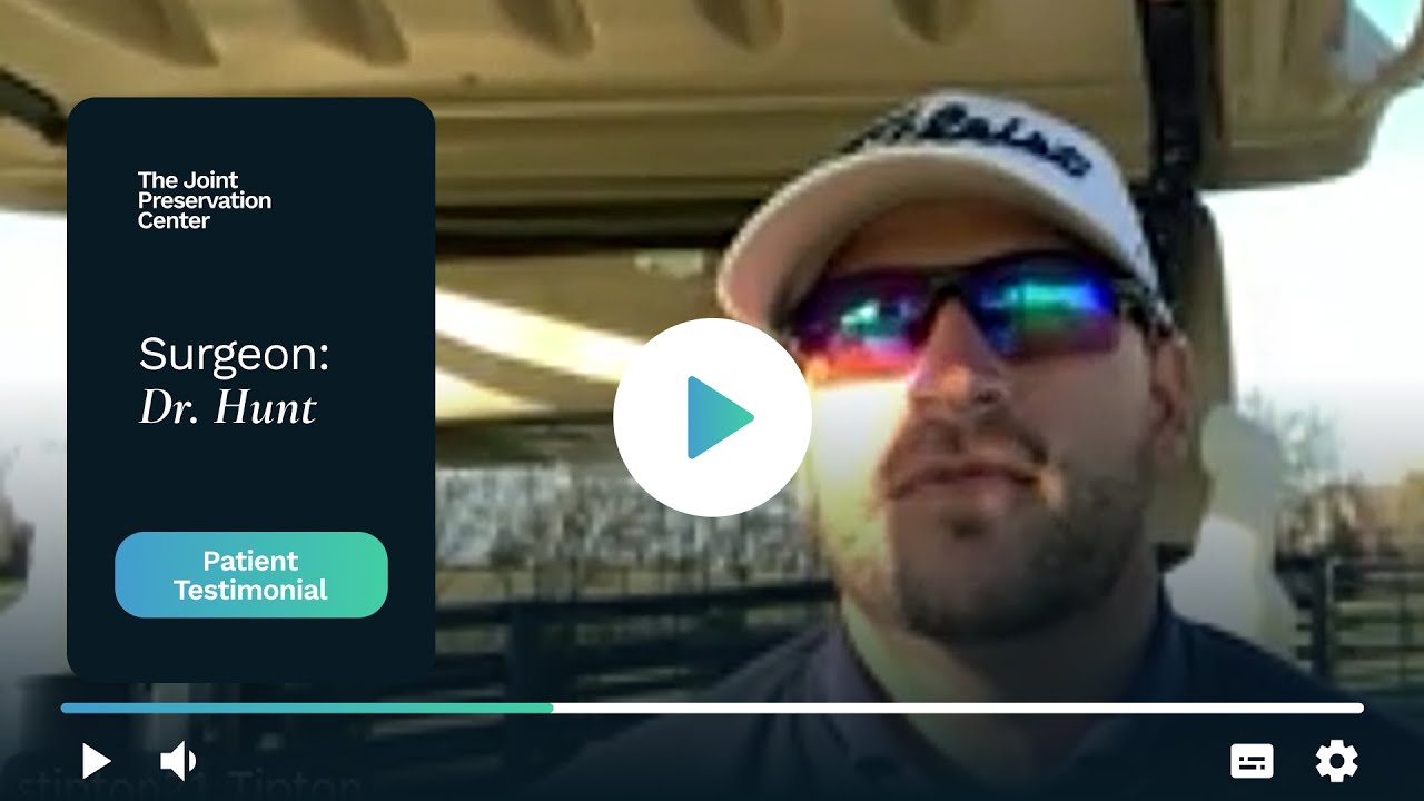 Patient Testimonial: Shawn Tipton - Dr. Hunt - The Joint Preservation ...