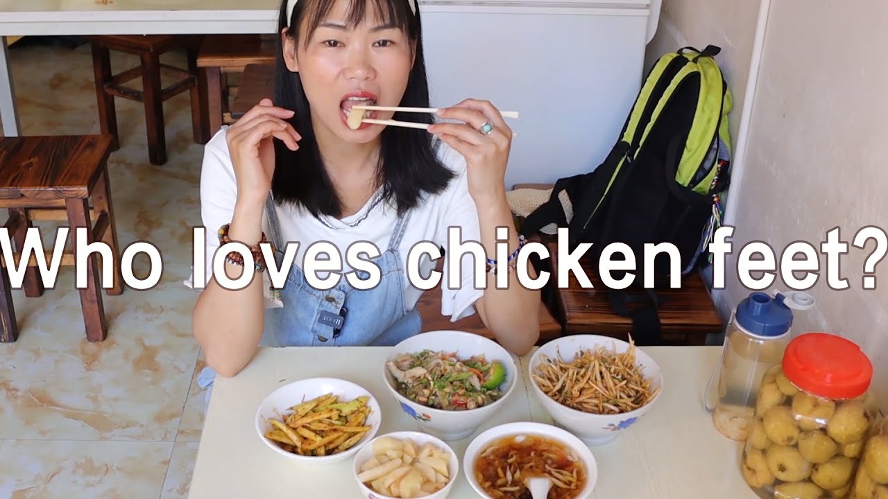 Special Chinese food in Yunnan | Do you love to eat chicken feet? - YouTube