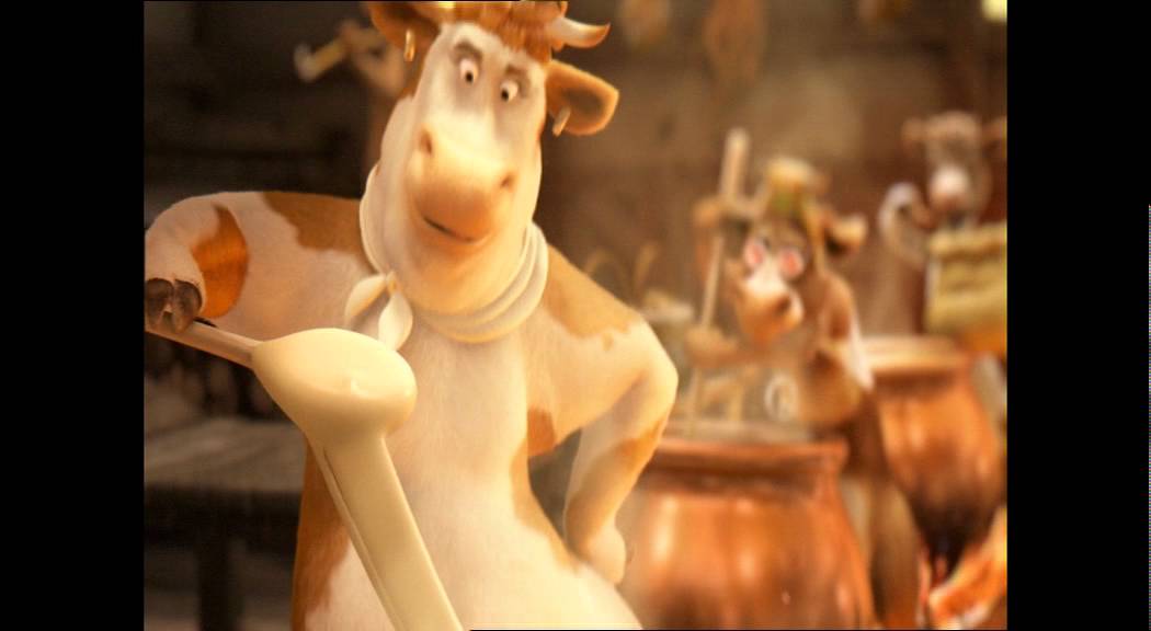 The Laughing Cow in the barn - YouTube