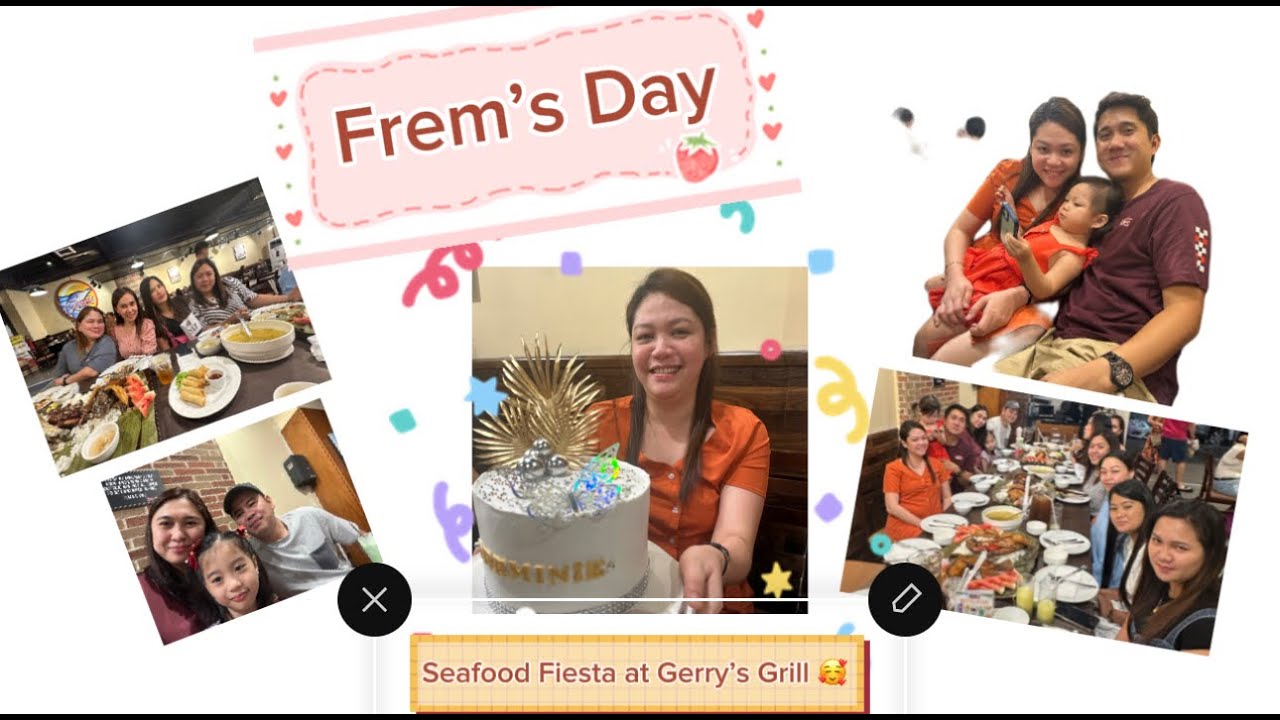 Frem's Birthday Celebration at Gerry's Grill! - YouTube