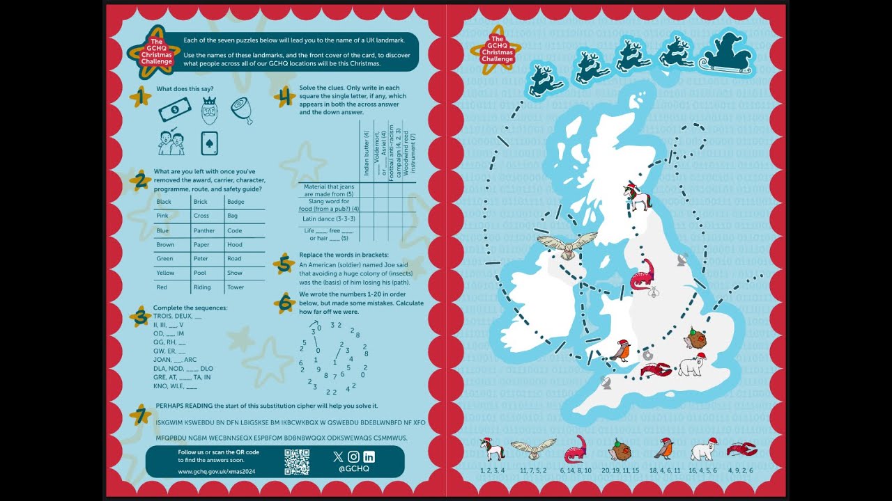 09 - GCHQ Christmas Challenge 2024 Final Solution - YouTube