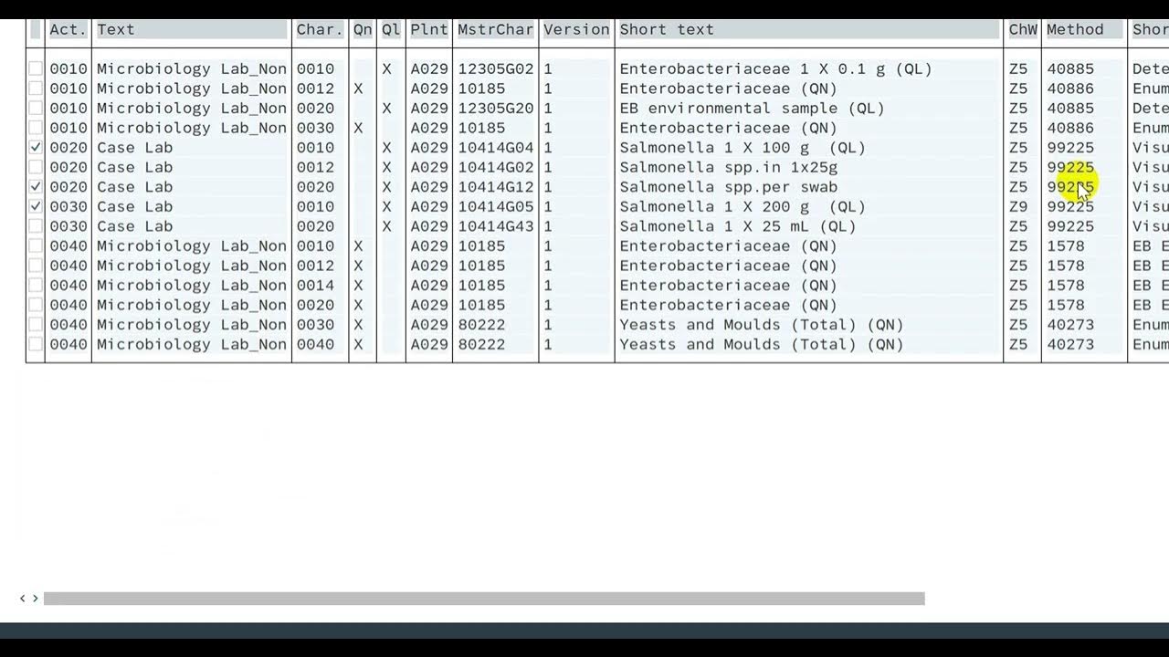 Vbscript Sap Gui How To Create Inspection Plan With Multi Characteristics Qp01 Youtube