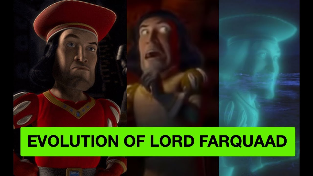 Evolution of Lord Farquaad in Shrek Films - YouTube