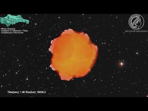 Thermonuclear Supernova (Type-Ia) Explosion - YouTube