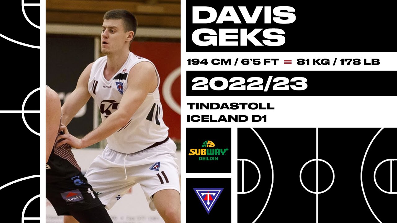 Davis Geks #11 highlights | 2022/23 Tindastoll (Iceland D1) - YouTube