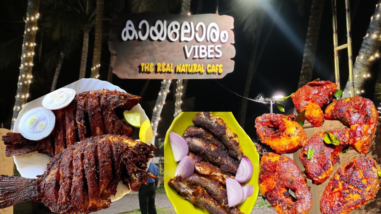 100kg Fresh fish Fry വിൽപ്പന നടകുന്ന കായൽ Cafe - YouTube