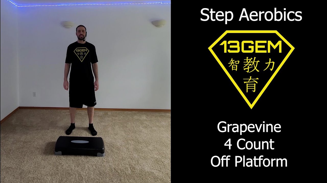 Step Aerobics- Grapevine- Teach - YouTube