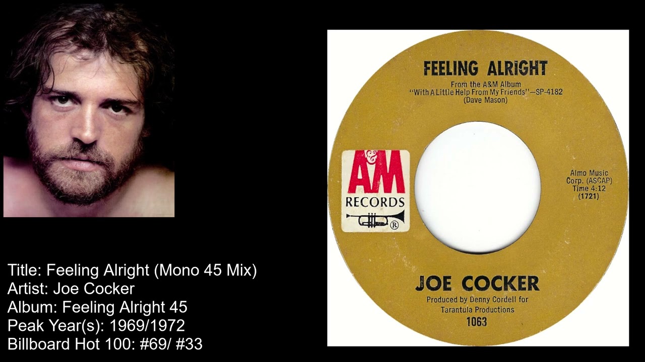 Joe Cocker- Feeling Alright - YouTube