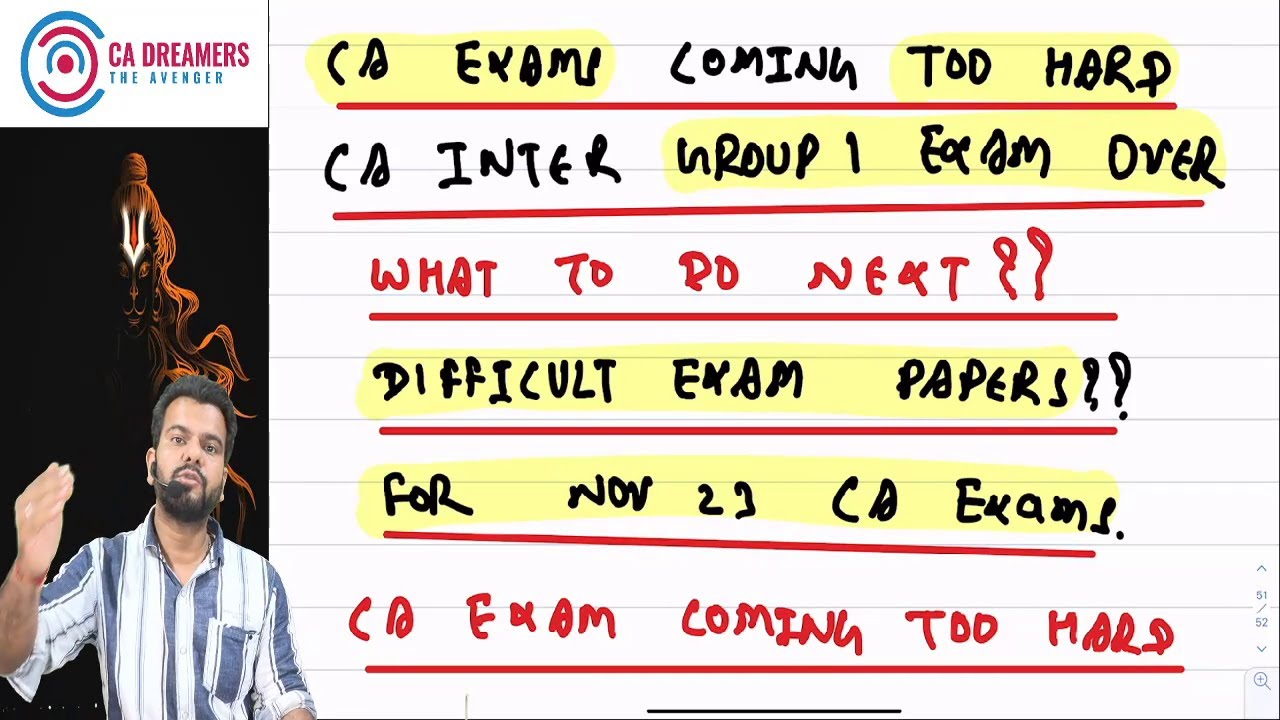 CA Exams coming too hard ?| May 2023 | Difficult Exam Papers?? What ...