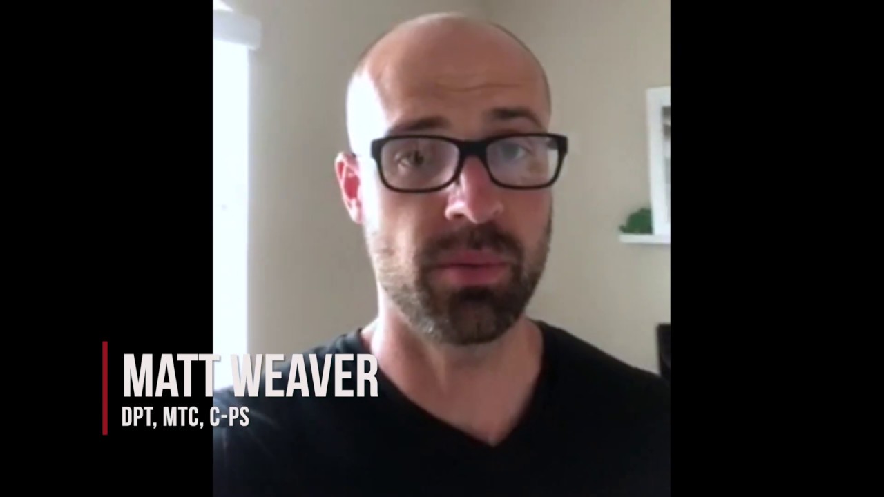 Champion Performance Specialist Testimonial - Matt Weaver, DPT, MTC, C ...