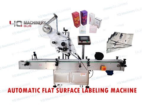 Top and bottom label application machine for boxes|flat surface sticker ...