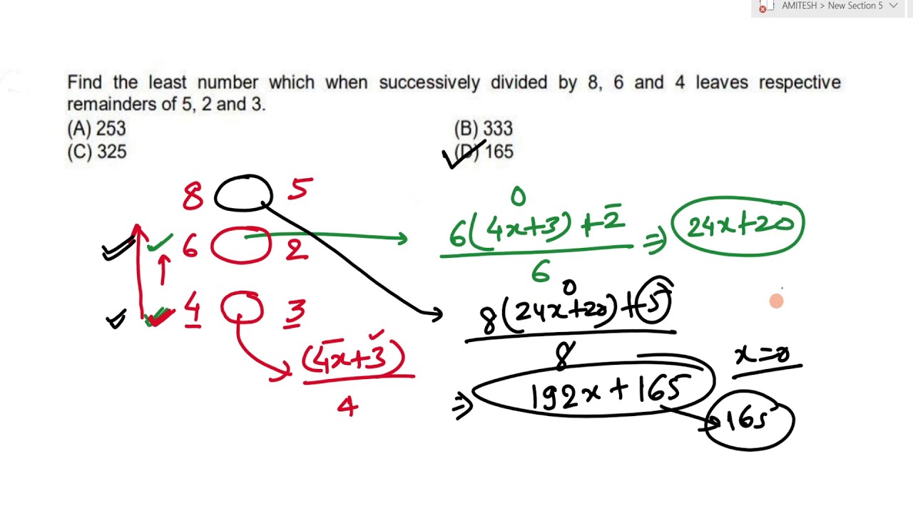 Find The Least Number Which When Successively Divided By 8 6 And 4 find-the-least-number-which-when-successively-divided-by-8-6-and-4