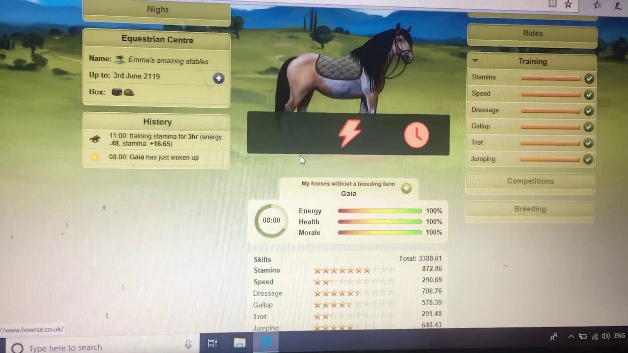 Gaia tutorial | Howrse gameplay - YouTube