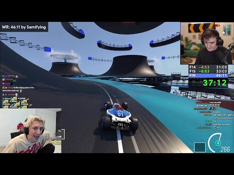xQc Reacts to Wirtual Smashing the Deep Dip 2 World Record