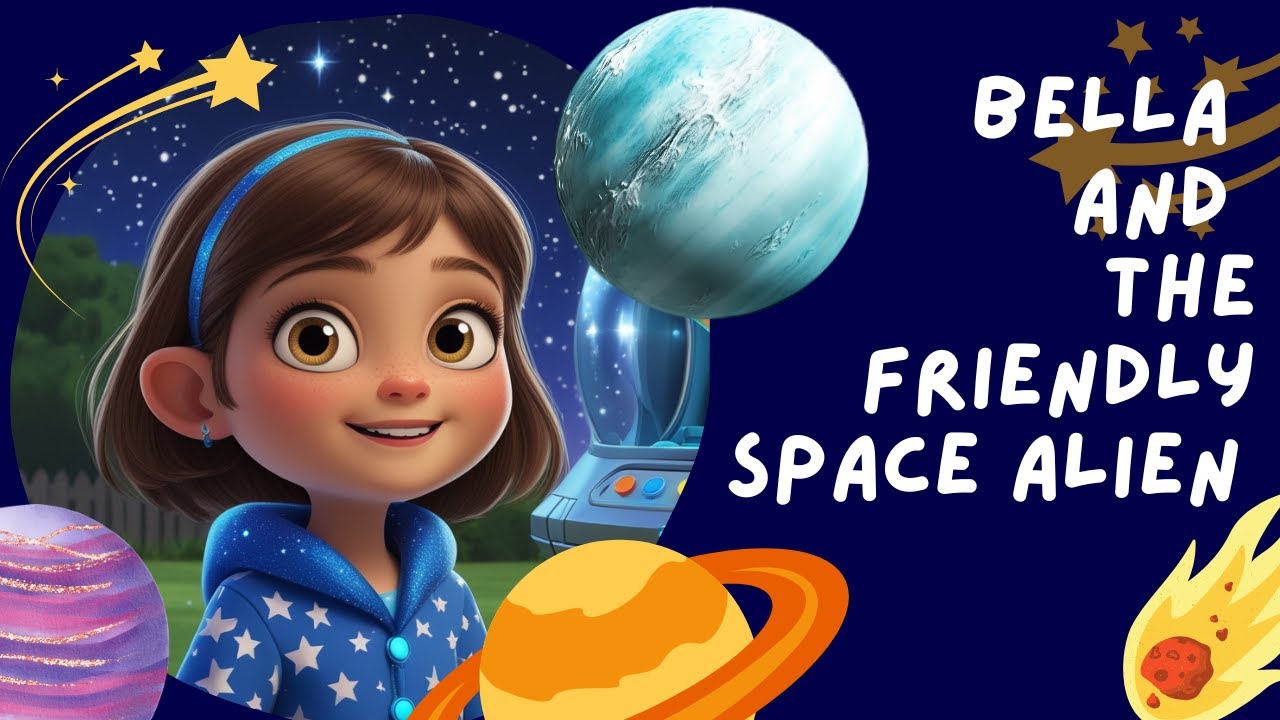 Bella and the Friendly Space Alien | A Soothing Bedtime Story for Kids ...