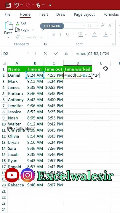 Time Counter #excelwalesir #excel #exceltricks #exceltraining #exceltips #tutorial #shortvideo # ...