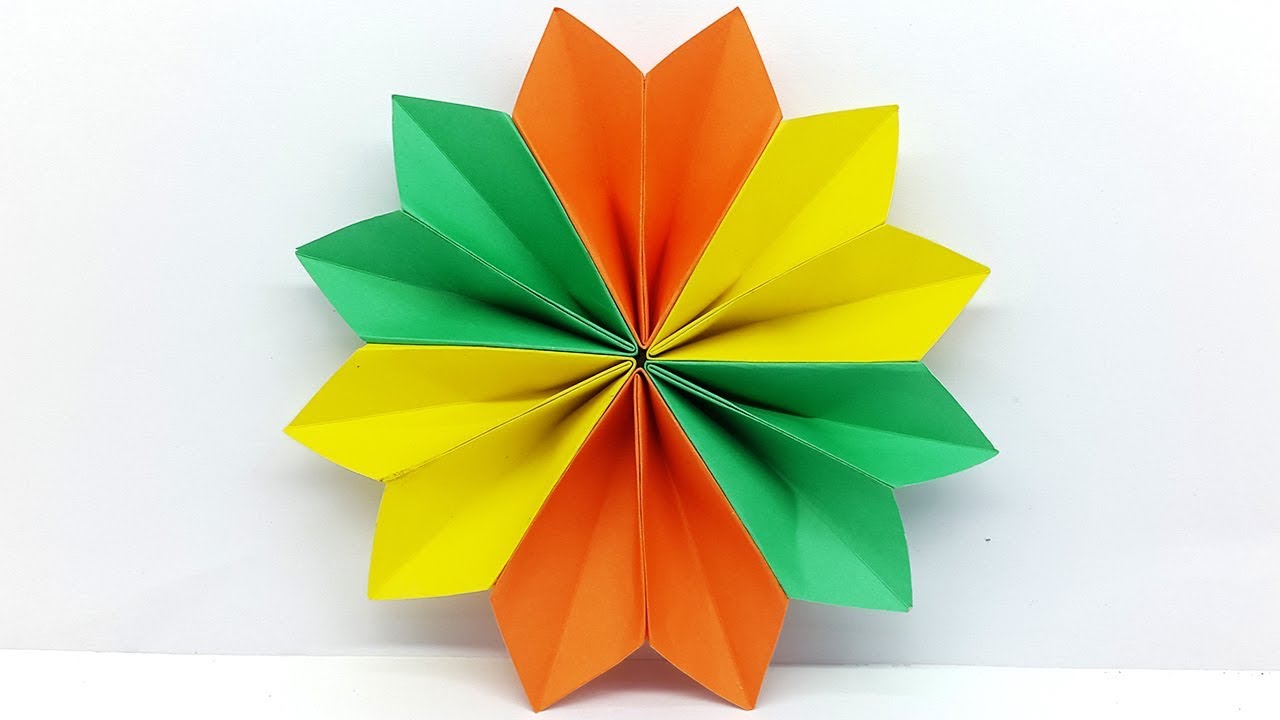 Paper Flowers Easy Tutorial DIY Carfts Paper Flower Making For paper-flowers-easy-tutorial-diy-carfts-paper-flower-making-for
