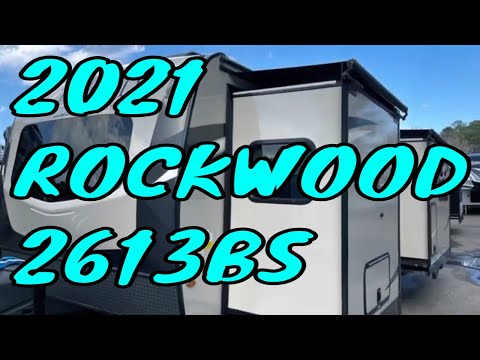 NEW 2021 Forest River ROCKWOOD ULTRA LITE 2613BS Travel Trailer Dodd RV Show Review Solar Floorplan