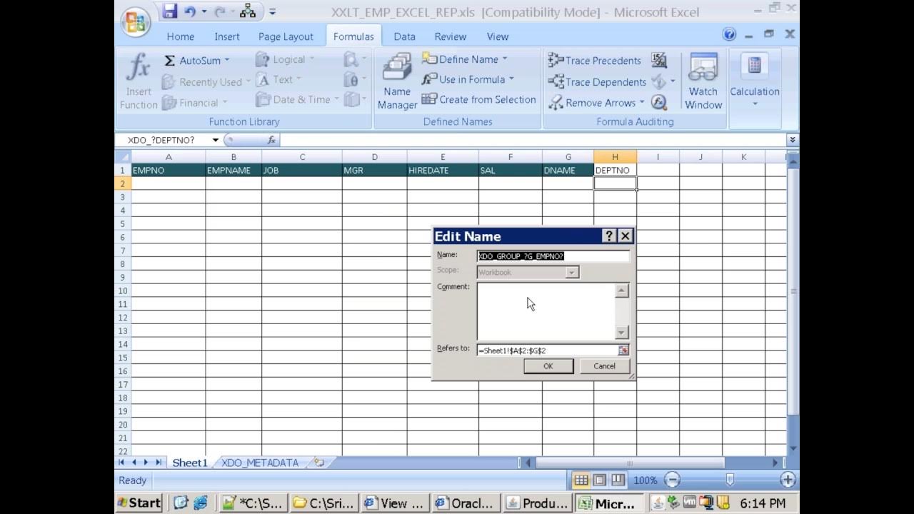 Oracle XML Publisher - Excel Sheet - Single, Multi Sheet Samples - YouTube