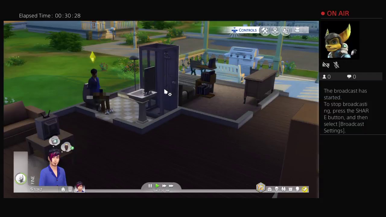 Sims 4 live game play - YouTube