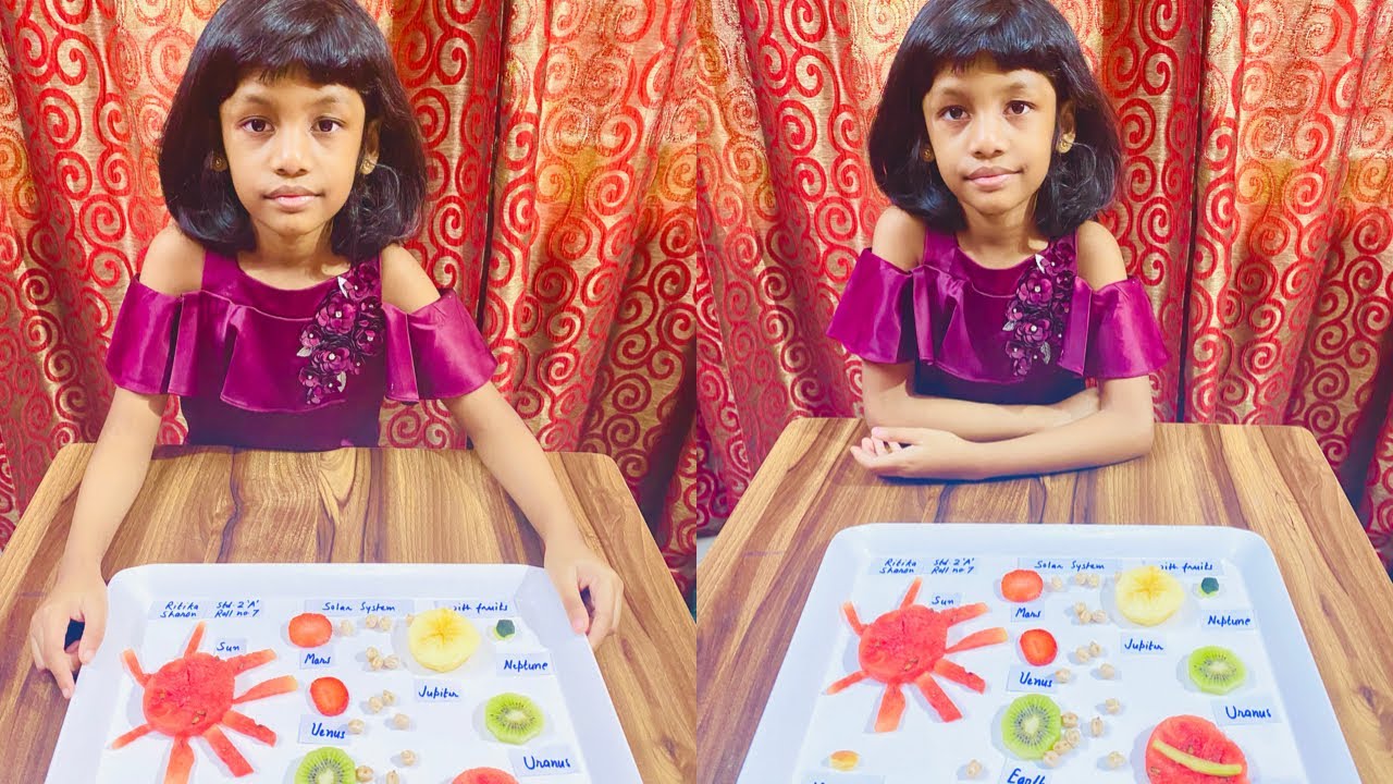 How To Make Solar System From Fruit | Science Activity For Kids | Solar ...