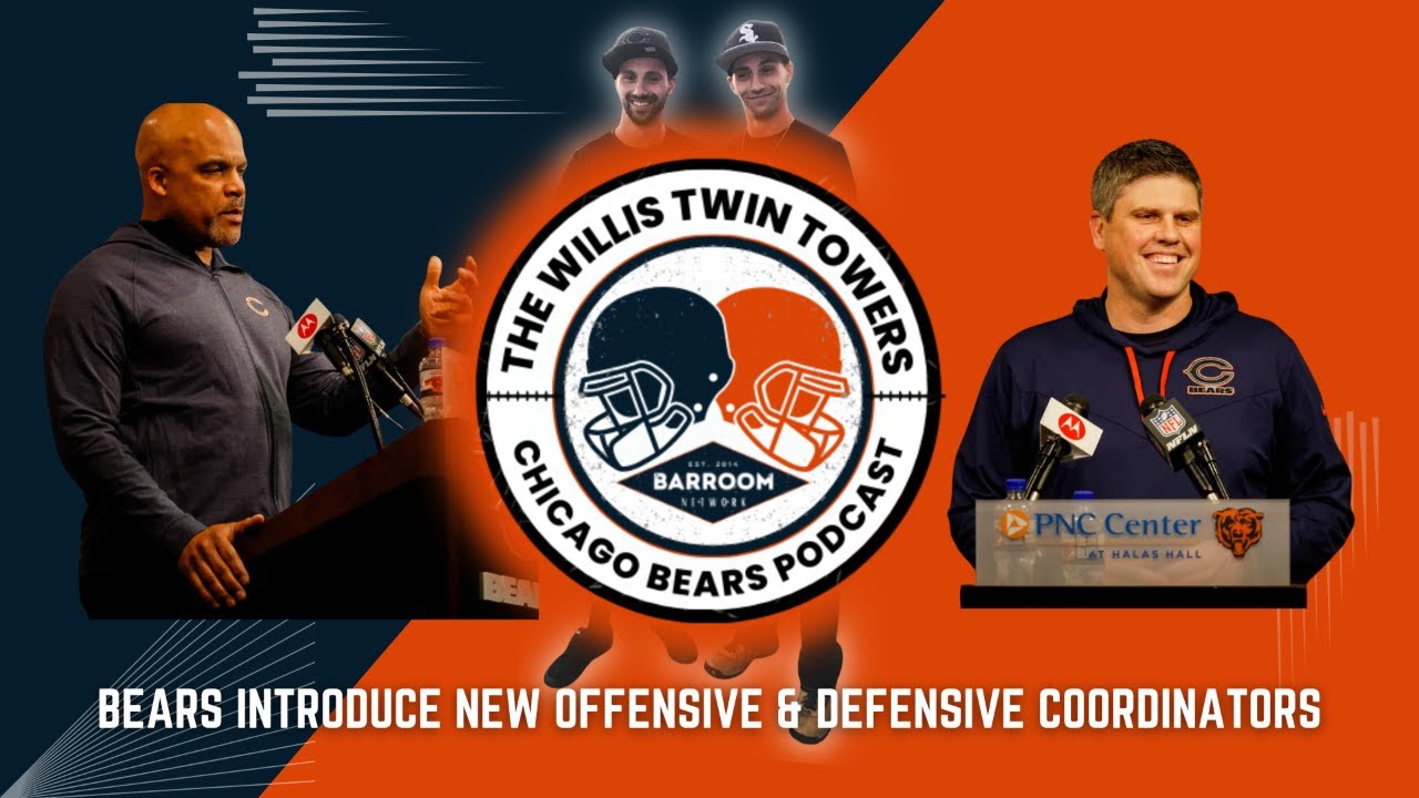 Willis Twins | Bears Introduce Eric Washington & Shane Waldron - YouTube